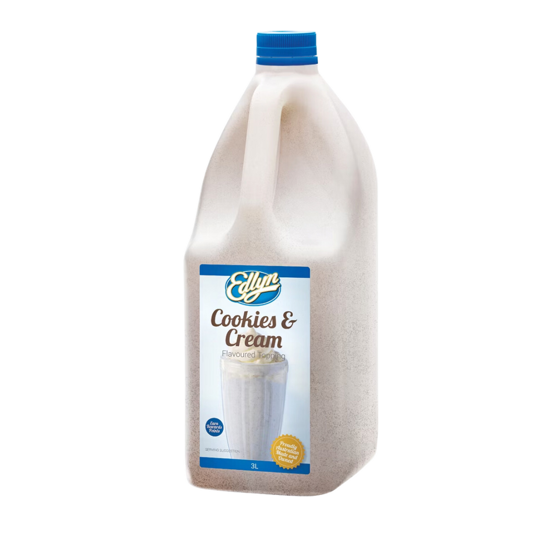 Edlyn Flavoured Milkshake Ice Cream Toppings 3L — Fast Direct Packaging