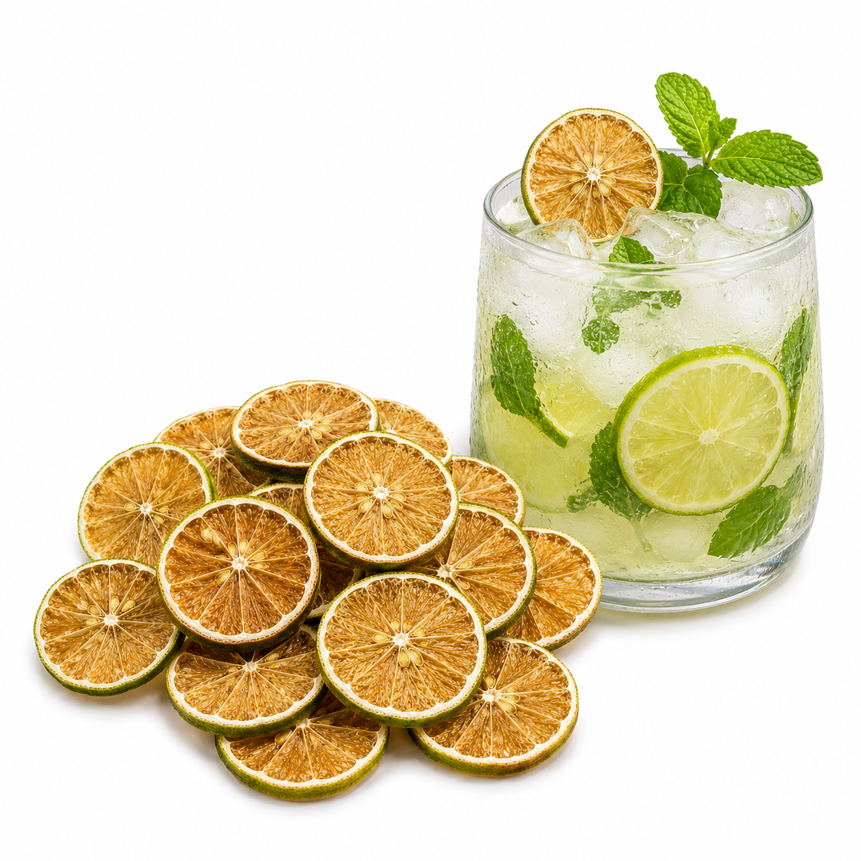 Dried Lime Slices | Premium Citrus Garnish for Cocktails, Desserts & D ...