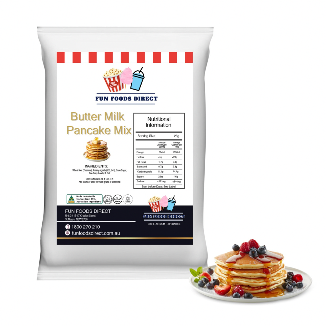 Buttermilk Pancake Mix - Classic & Vegan — Fast Direct Packaging