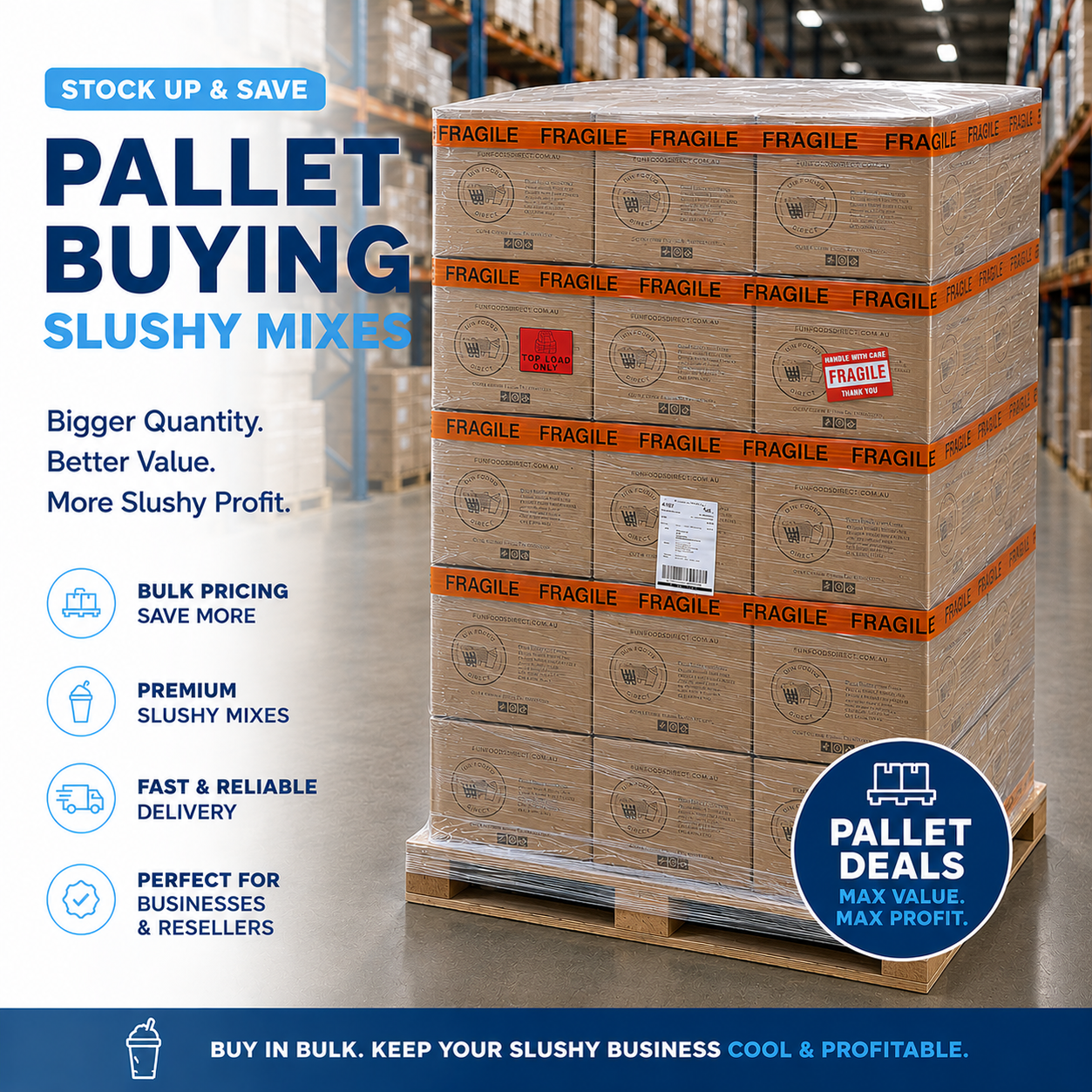 2L Slushy Syrup Pallet Buy – 270 Bottles (Mix & Match Flavours) — Fast ...