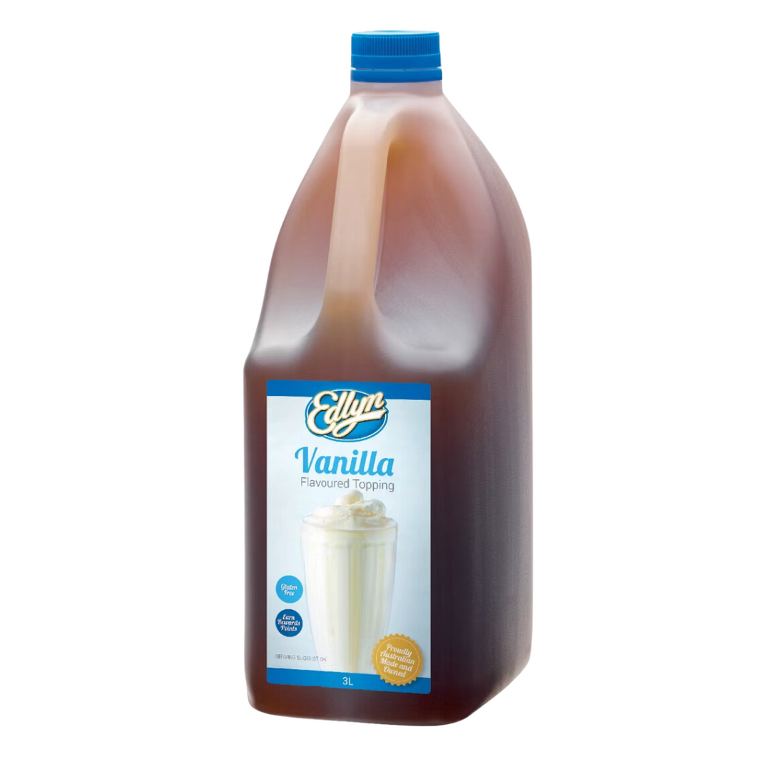 Edlyn Flavoured Milkshake Ice Cream Toppings 3L — Fast Direct Packaging