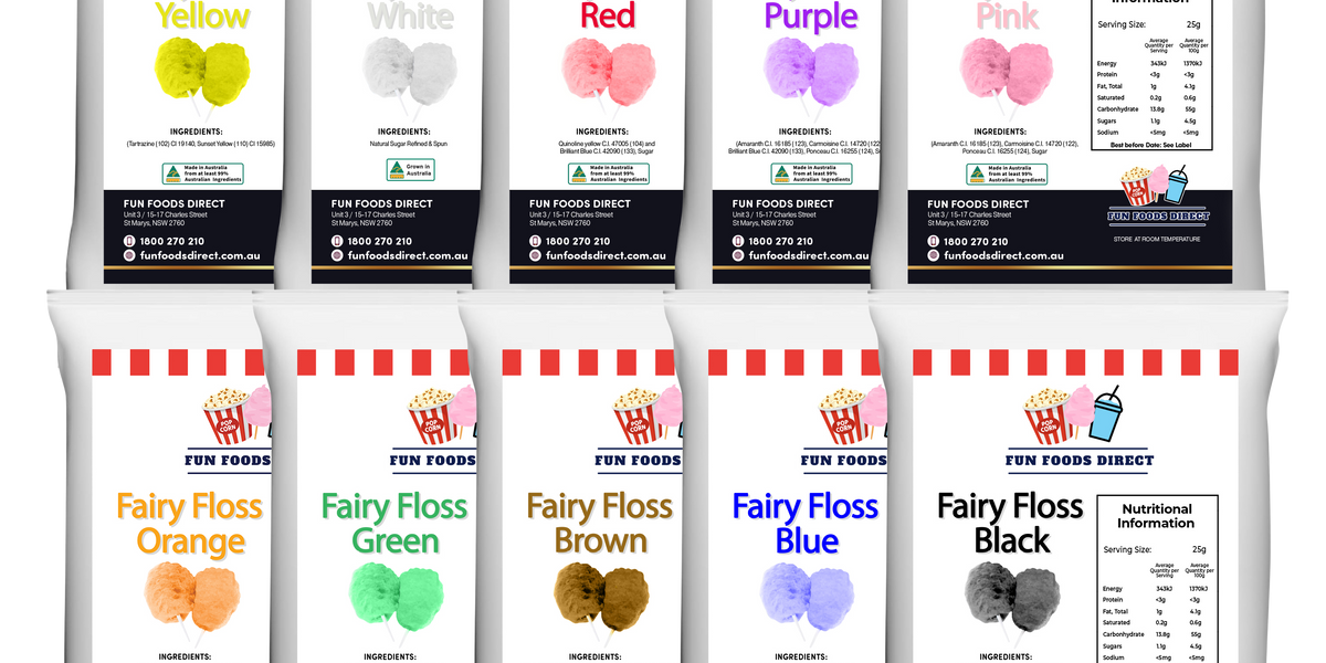 Premium Fairy Floss Sugar Ready to use — Fast Direct Packaging