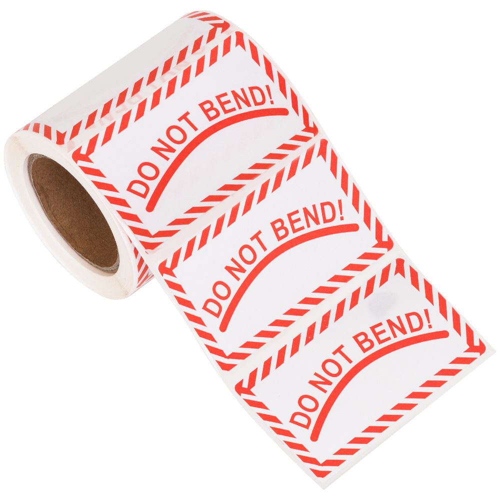 Do Not Bend Sticker Labels — Fast Direct Packaging